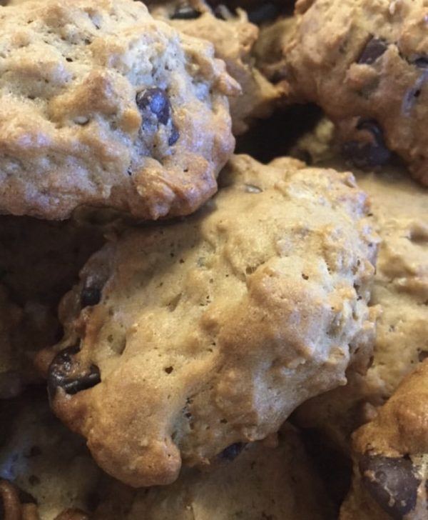 Biscuits à l’avoine et aux pépites de chocolat sans gluten et sans lactose
